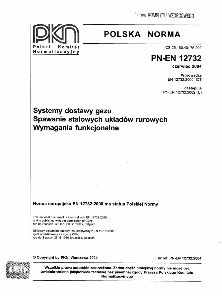 Pn-En 12732 | PDF