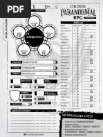 Call of Cthulhu 7E - Ficha de Personagem Editável 1920-1 | PDF