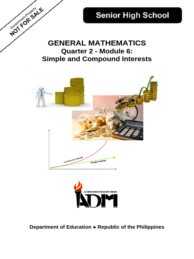 GenMath11 Q2 Mod6 Simple-And-Compound-Interests V3 | PDF | Interest ...