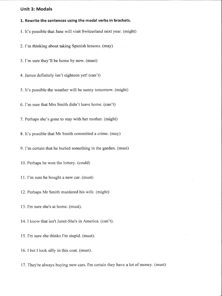 Modal Rephrasing | PDF