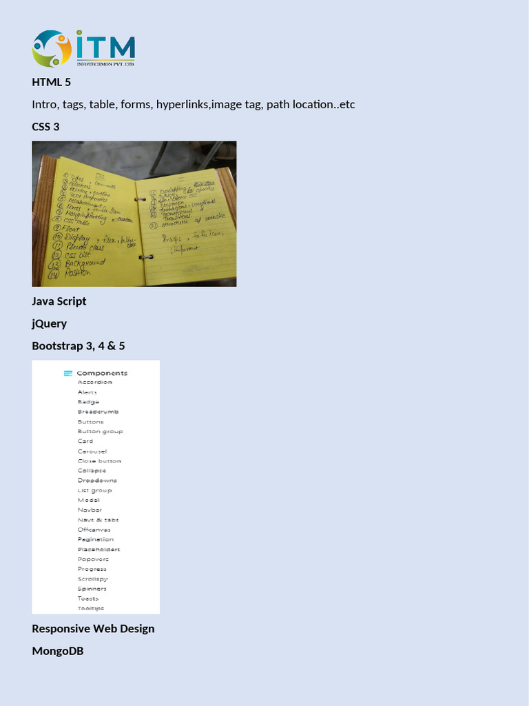 mern stack syllabus 45 days | PDF
