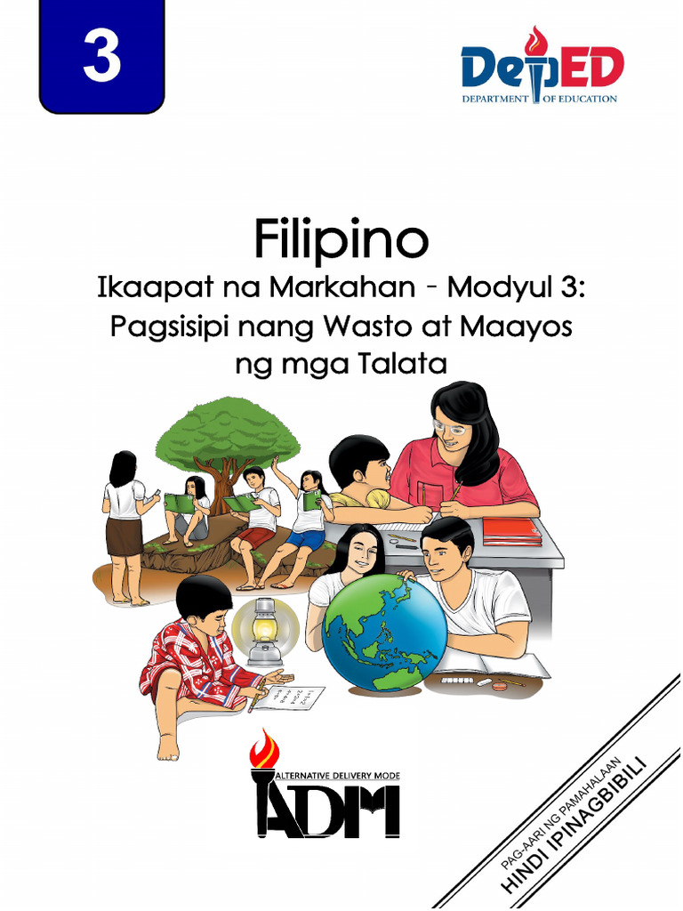 Filipino3 - K4 - M3 - Pagsisipi Nang Wasto at Maayos NG Mga Talata ...