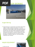 Thrust Boring Procedure | PDF | Casing (Borehole) | Drilling