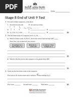 Math Unit 2 Workbook Answer Key | PDF | Mathematics | Mathematical Analysis