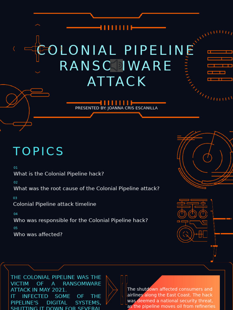 Escanilla Colonial Pipeline Ransomware Attack | PDF | Ransomware ...