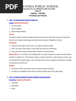 Lime Water Experiment | PDF