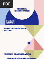 Fingerprint Classification System Guide | PDF | Fingerprint | Hand