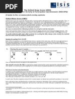 KOOS Scoring Instructions | PDF | Microsoft Excel | Spreadsheet