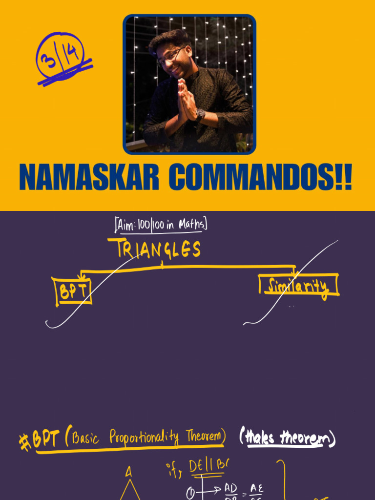 10th Triangles One Shot | PDF