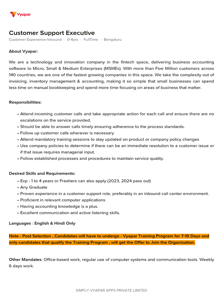 Job Description | PDF