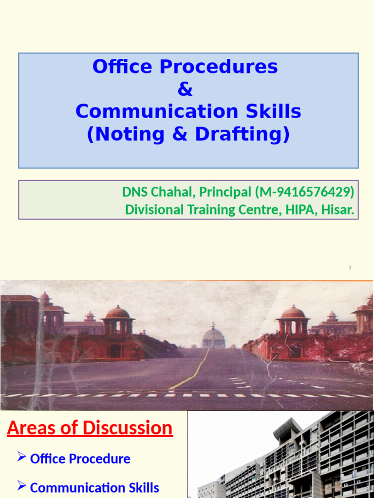 Office Procedure & Communicatin Skills. | PDF | Precedent | Policy