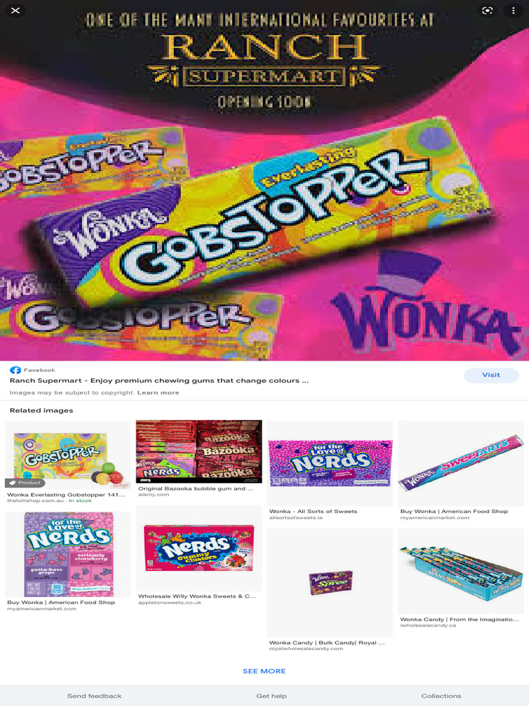 Wonka Bar Chewing Gum Flavors - Google Search | PDF