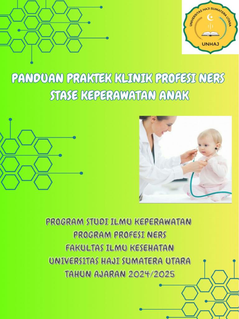 Panduan Praktek Klinik Profesi Ners Departemen Keperawatan Anak 2024-2025 | PDF