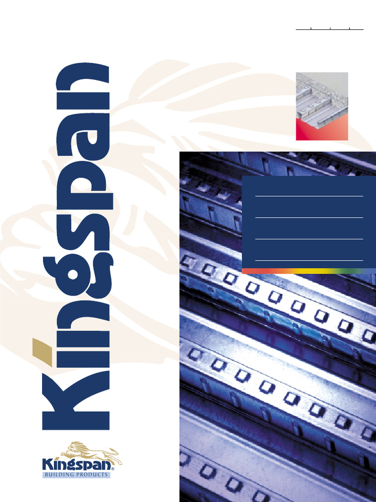 Kingspan MultiDeck 50 | PDF | Concrete | Mechanical Engineering
