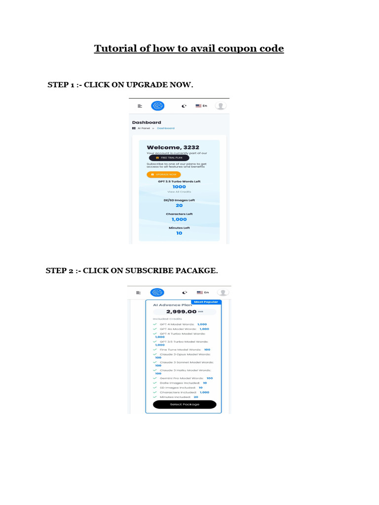 Coupon Code Tutorial PDF | PDF