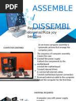 Introduction To PC Assembly and Disassembly | PDF | Personal Computers ...