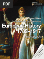 Cambridge International AS Level History Modern Europe, 1750-1921 ...