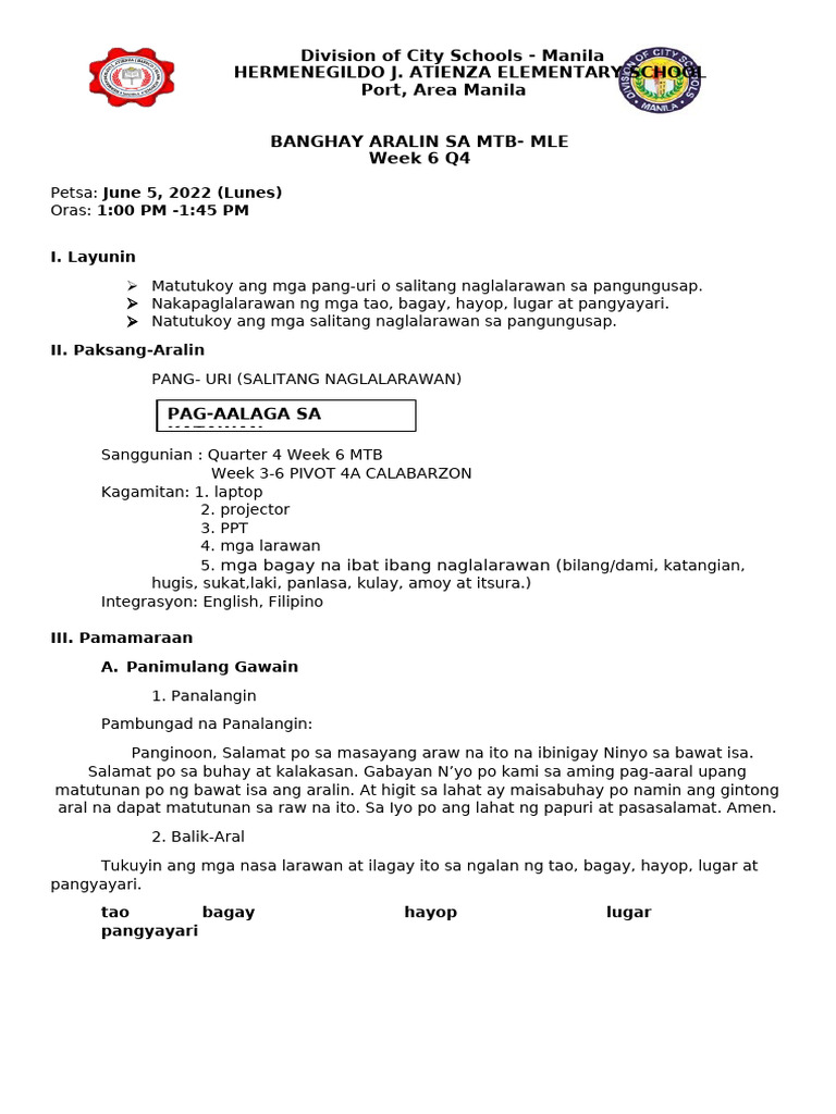 Cot2 LP MTB q4w6 | PDF