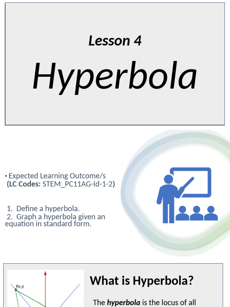 Teaching Hyperbola Definitions & Equations | PDF | Classical Geometry ...
