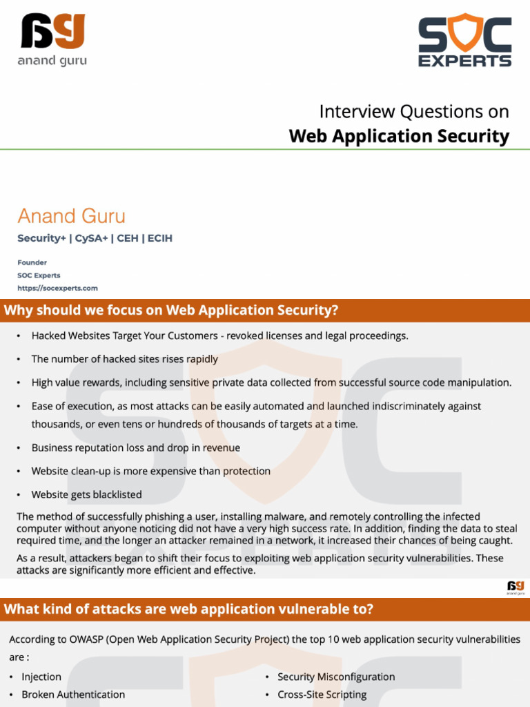 13 Web Application Security | PDF