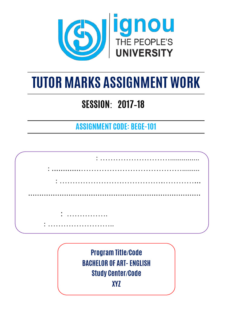 TMA Cover Page A4 Format 3 | PDF