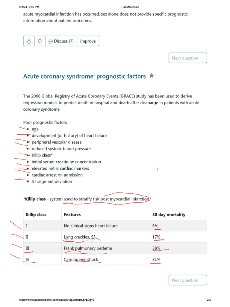 ACS (Prognostic Factors) | PDF