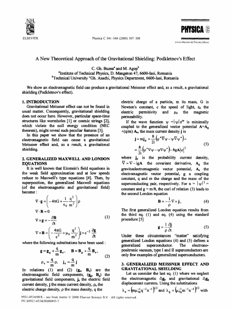 Gravitational Shielding 2 | PDF | Superconductivity | Electromagnetic Field