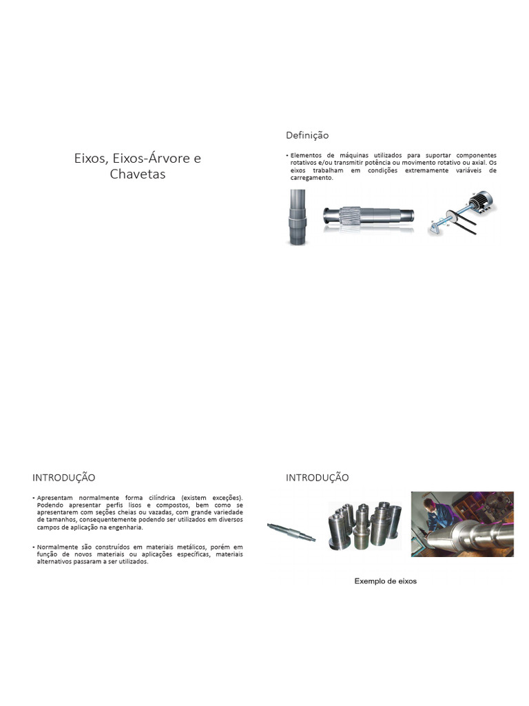 Eixos e Eixos-Árvore | PDF | Engenharia Mecânica | Máquinas