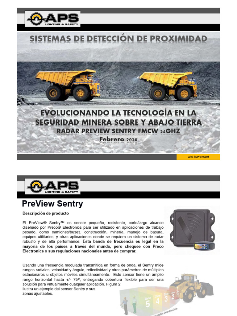 PreView 24GHz APS2 | PDF | Diodo emisor de luz | Sensor