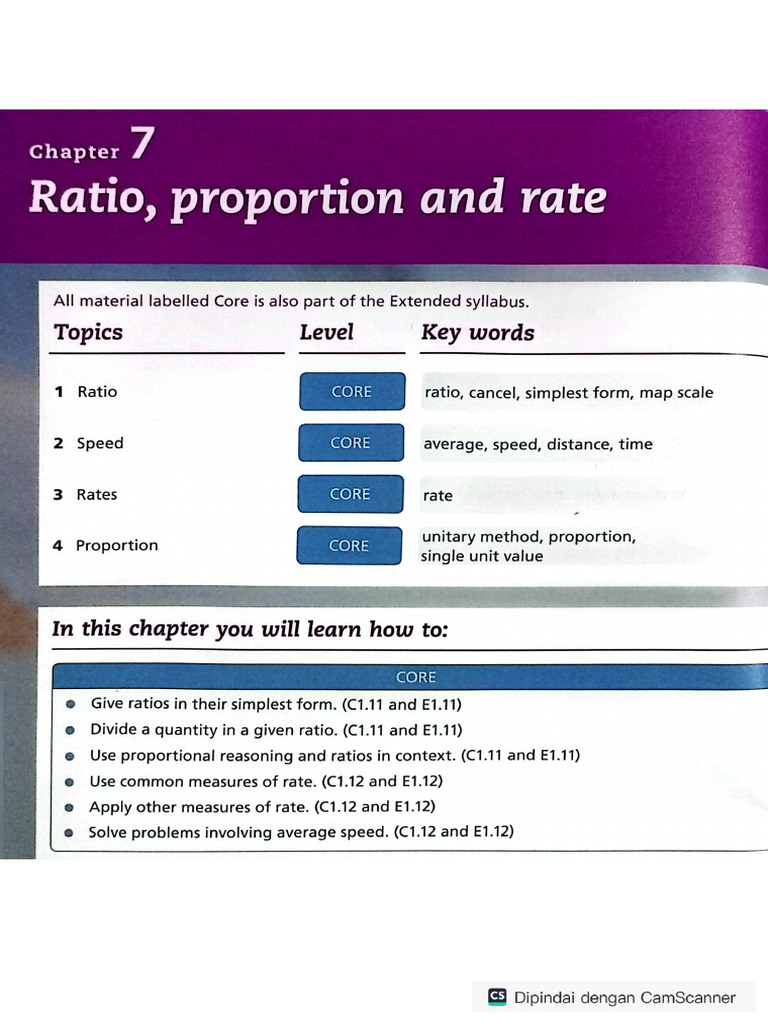 Ratio n Proportion Ch 7,8 | PDF