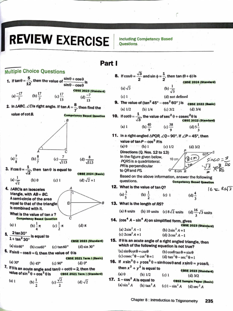 All in One Trigonometry Question | PDF