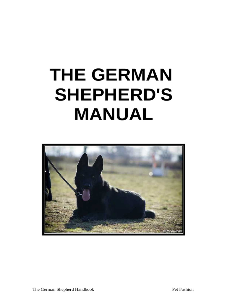 Comprehensive Guide to German Shepherds | PDF | Herding Dogs | German ...