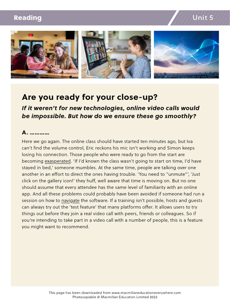 Video Call Etiquette Guide | PDF | Nonverbal Communication | Social Psychology