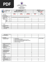 Per Teacher Daily Lesson Log DLL M E Checklist | PDF | Teachers | Learning