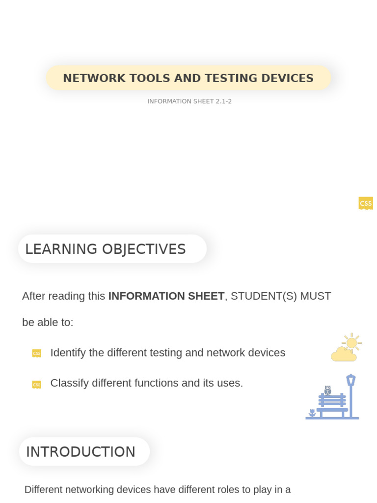 Network Devices & Testing Guide | PDF | Computer Network | Network Switch