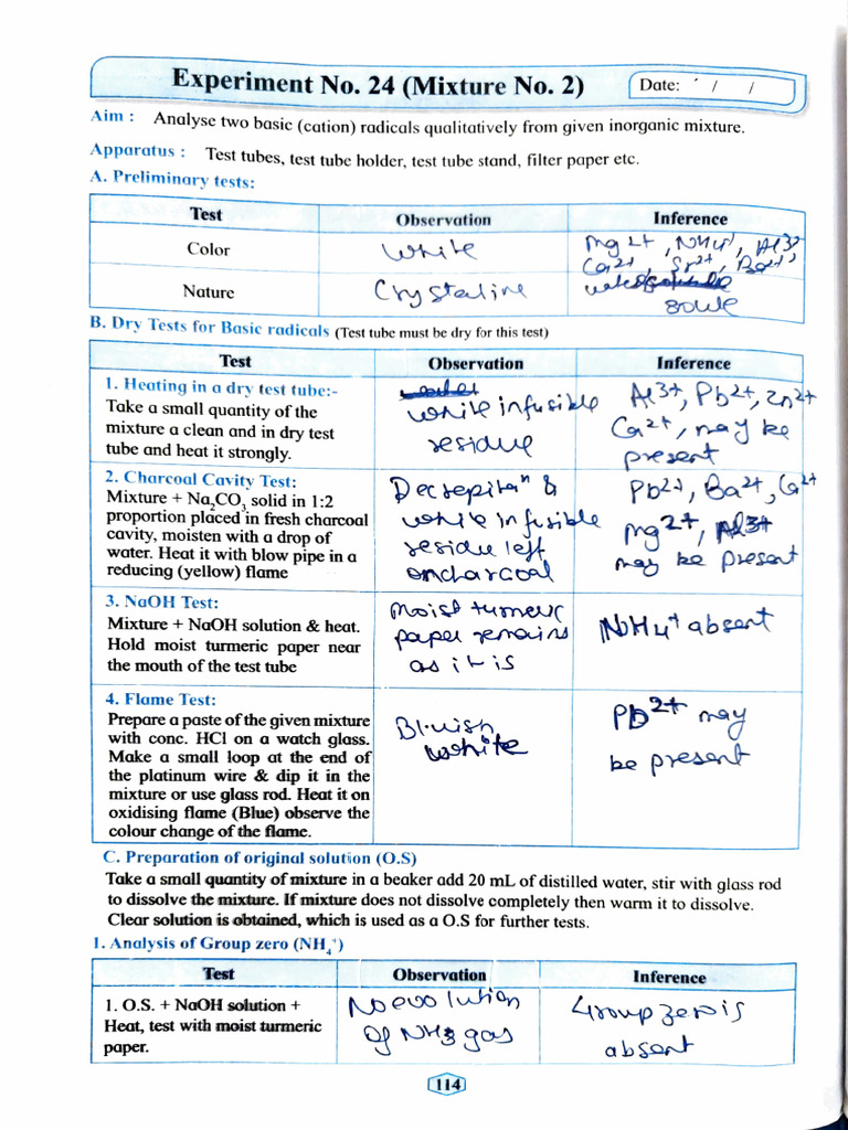 Chemistry Practical Class 12th | PDF | Acetic Acid | Acid