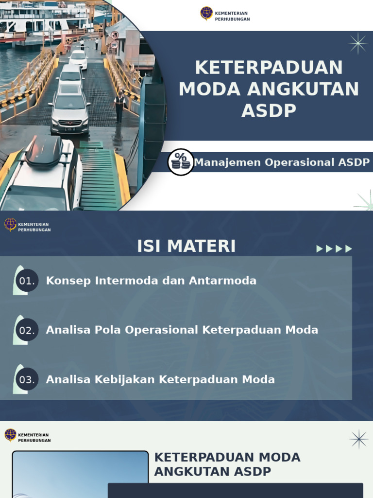 14. Keterpaduan Moda Angkutan ASDP | PDF