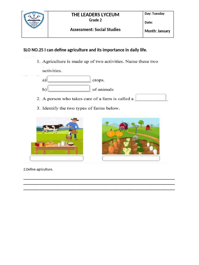 Sst Assessment | PDF