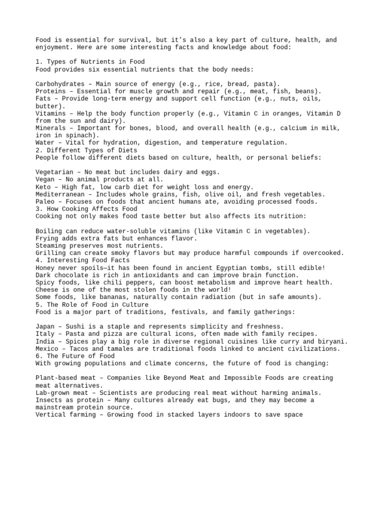 Food Review | PDF | Foods | Meat