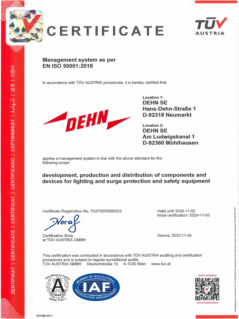 DEHN-SE-50001 2023 en | PDF
