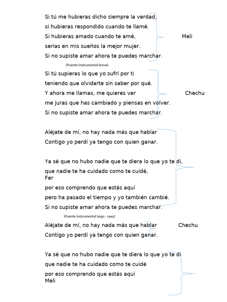 Ahora Te Puedes Marchar | PDF