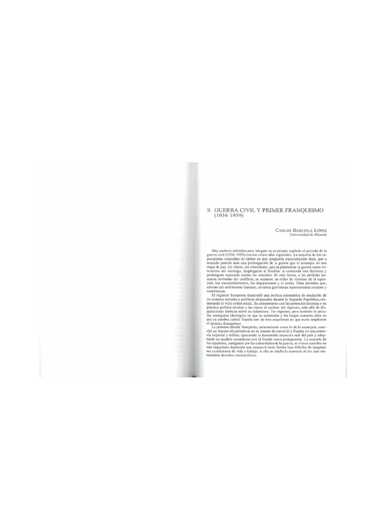 Abrir Abrir Barciela - Guerra Civil y Primer Franquismo 7 | PDF