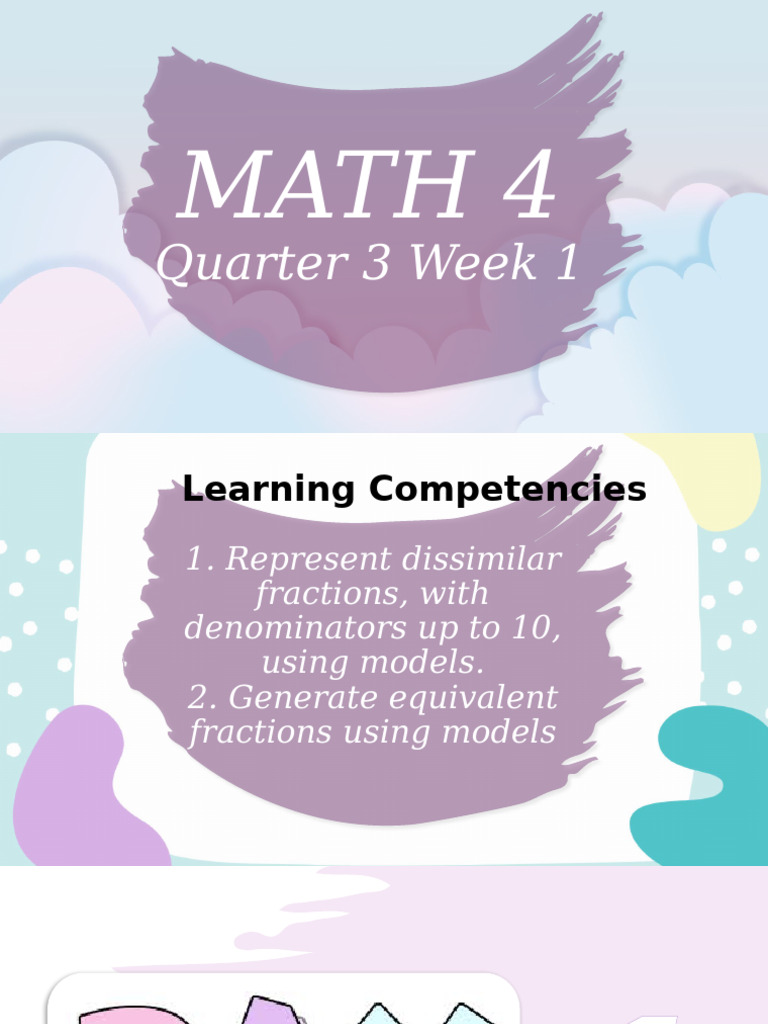 PPT_MATH_G4_Q3_W1 | PDF | Odds | Cognition