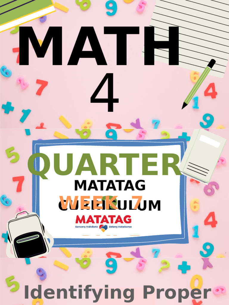 Math G4 Q2 W7 | PDF | Arithmetic | Mathematics