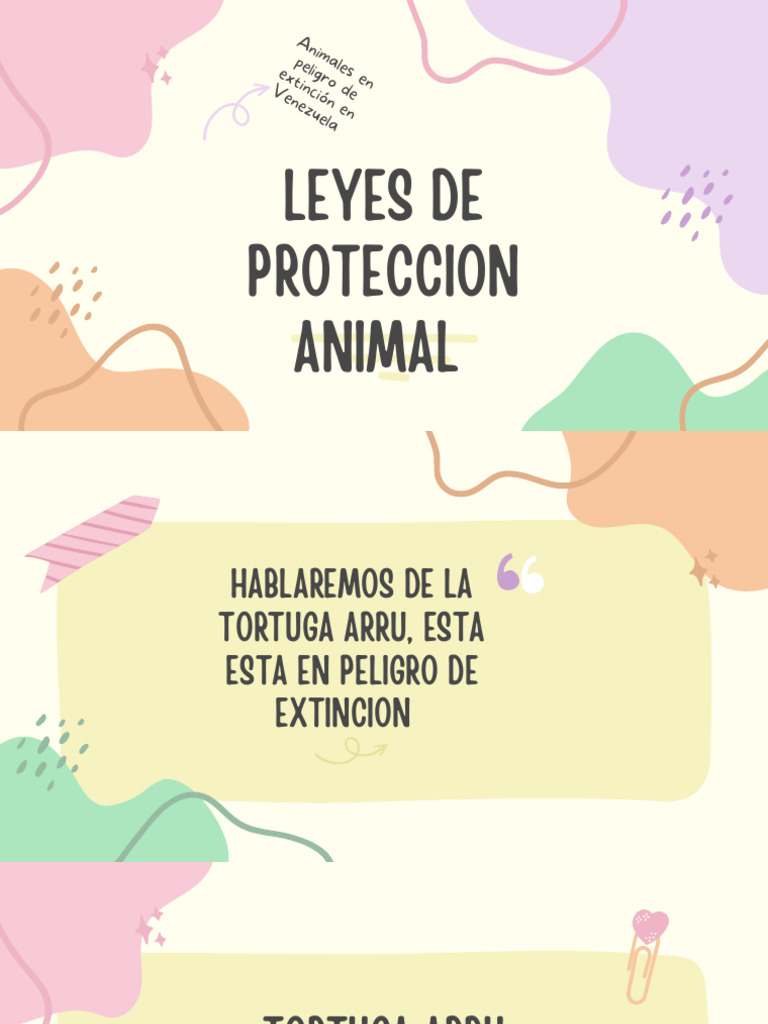Tortuga Arru: Protección y Hábitat | PDF
