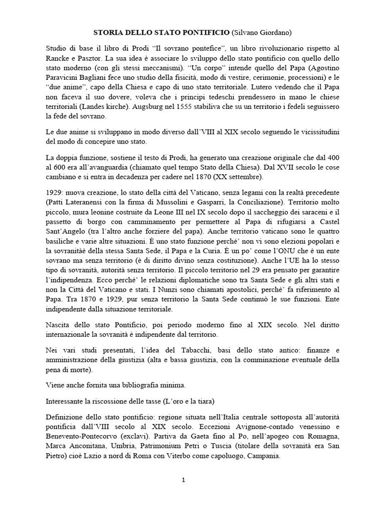 Stato Pontificio dispense 2 | PDF