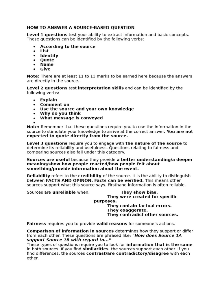 Source Based Studying (Eng) | PDF