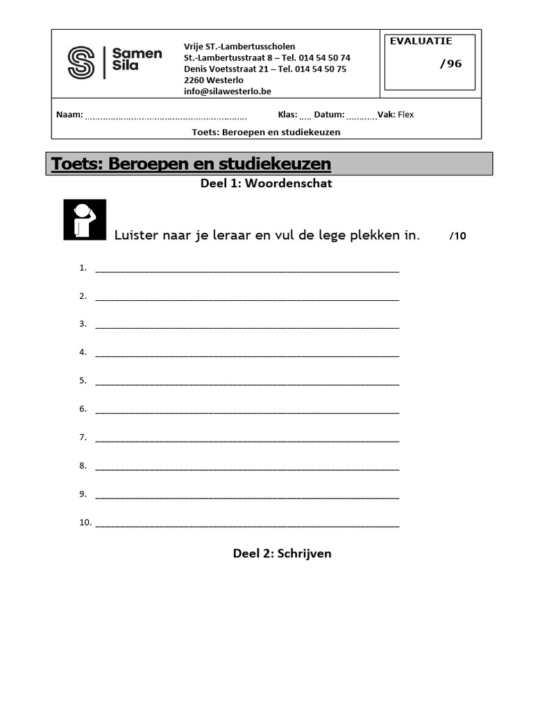 Toets Beroepen PDF | PDF