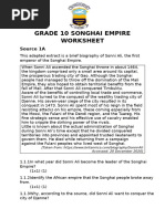 3 3 5 The Decline and Fall of The Songhai Empire | PDF