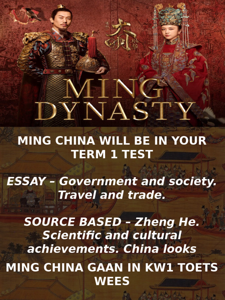 Ming Dynasty Overview for Term Test | PDF